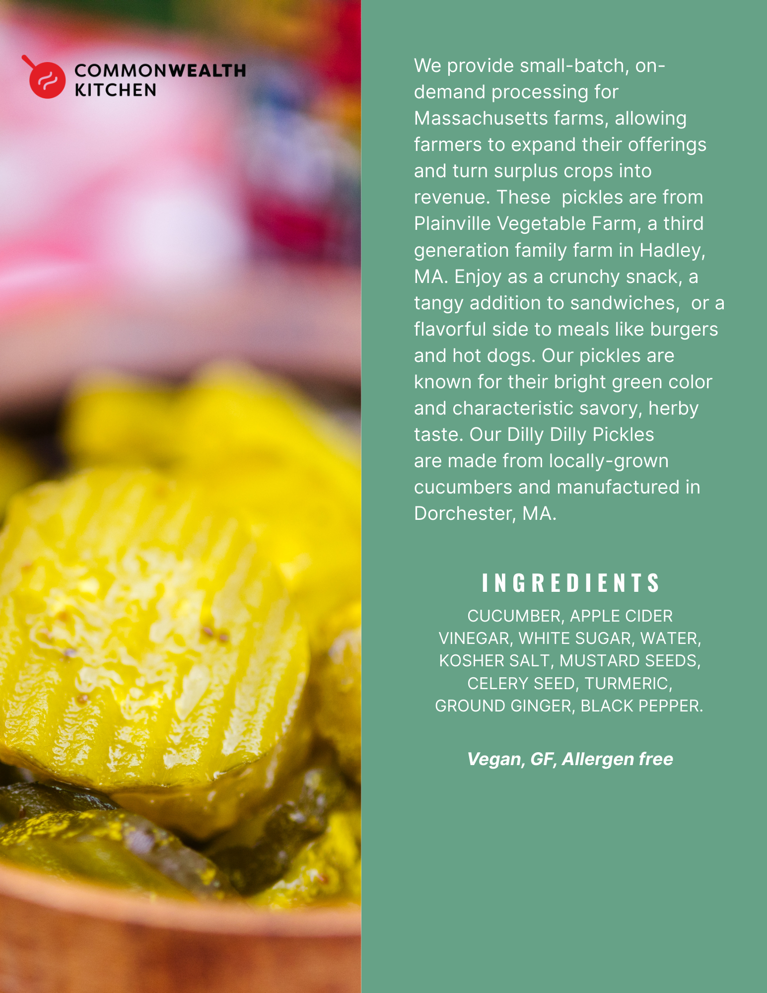 Dill Pickles | CommonWealth Kitchen